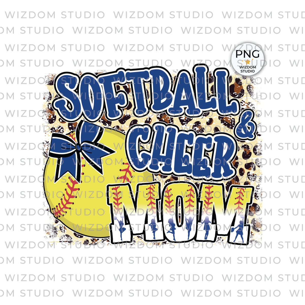 Softball & Cheer Mom PNG Image – Wizdom Studio