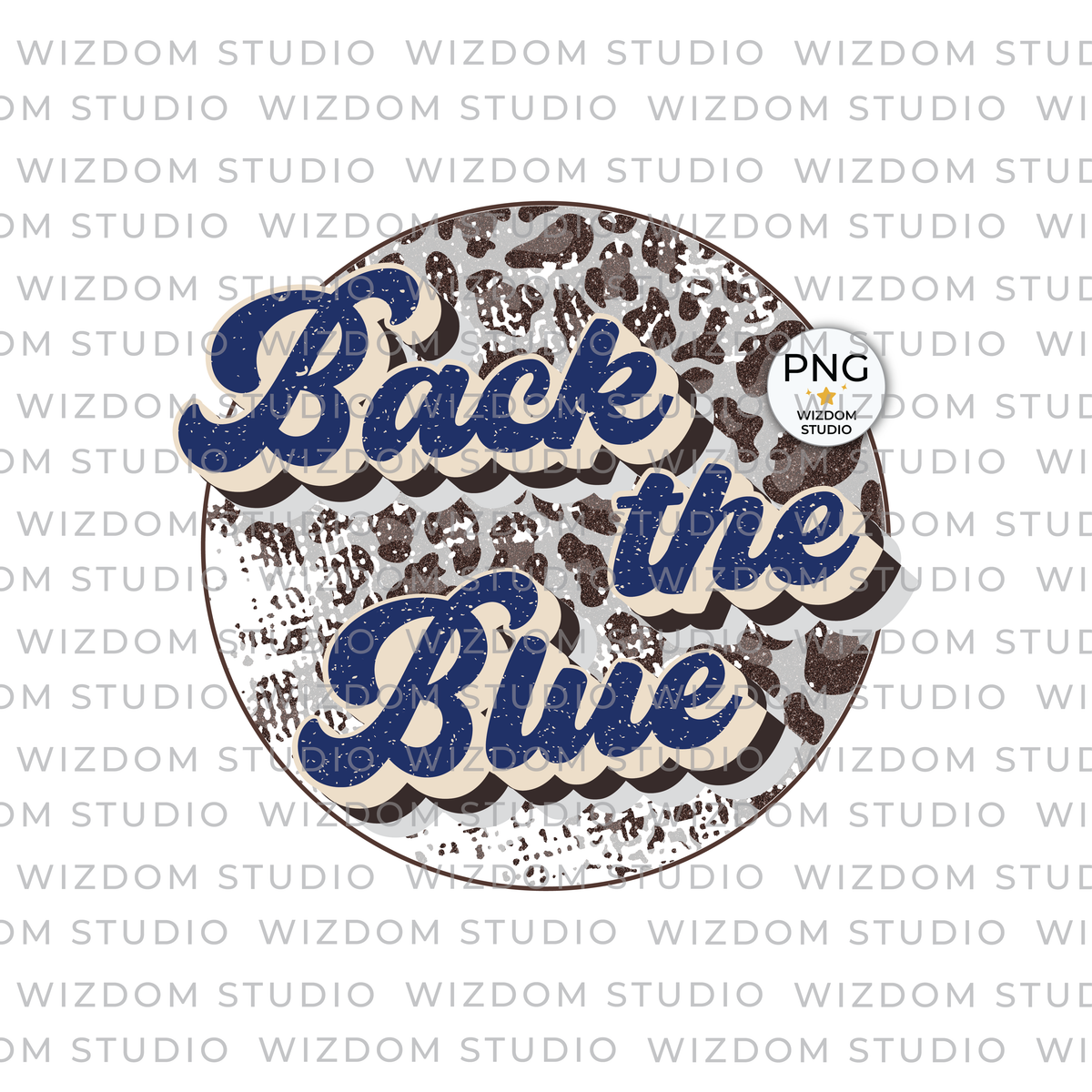 Back The Blue PNG Image – Wizdom Studio