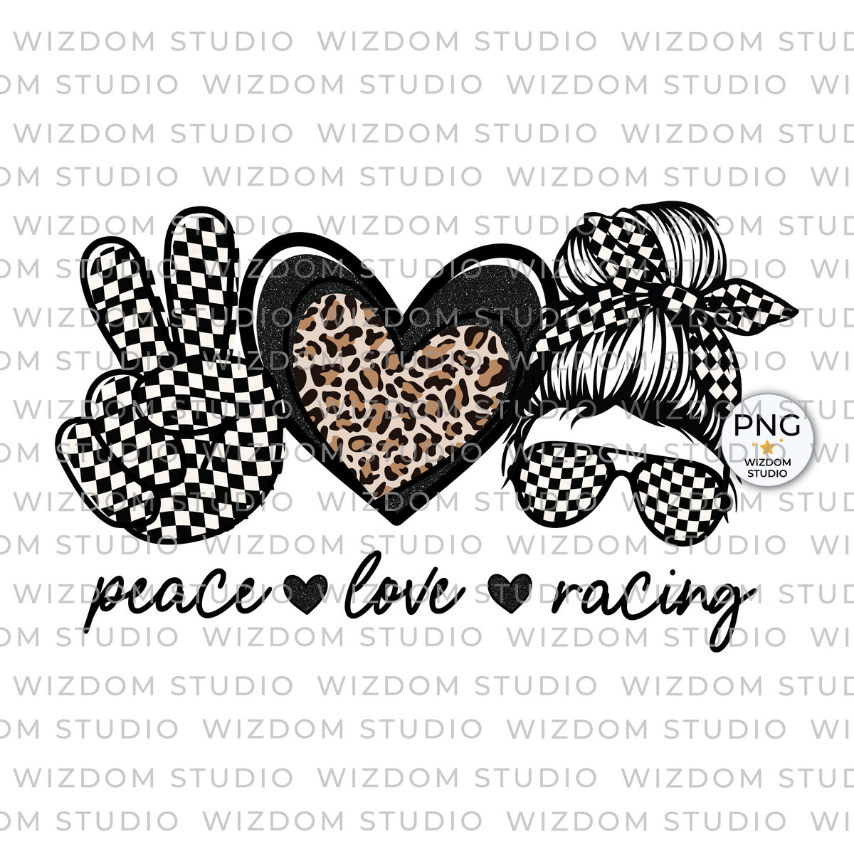 Peace Love Racing PNG Image – Wizdom Studio